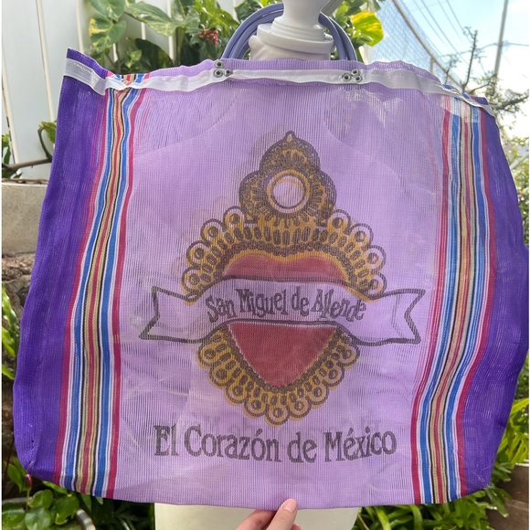 Handmade | Bags | San Miguel De Allende Mexico Recycled Plastic Mesh ...